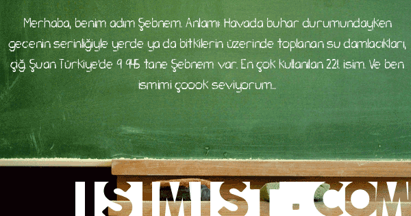 Şebnem İsminin Anlamı Nedir? Şebnem İsminin Analizi, Şiiri, Arapçası ve ...